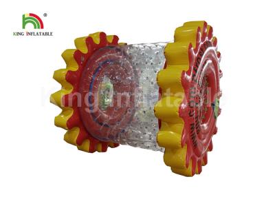 China PVC Colorful Customized Inflatable Water Rolling Ball Sport Game Toy For Water Park for sale