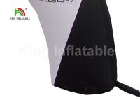 China 4.5mH PVC Tarpaulin White Inflatable Race Arch Entrance For Advertising for sale