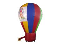 China Customized Logo Banner Rainbow Inflatable Advertising Products For Exhibition for sale