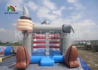 China PVC Pirate Theme Inflatable Jumping Castle Bouncer 4 X 3m Outdoor Grey Color for sale