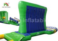 China Air Tight Colorful Green Combo Floating Inflatable Water Parks For Beach Sea 12 Months Warranty for sale