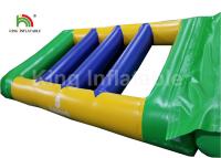 China Air Tight Colorful Green Combo Floating Inflatable Water Parks For Beach Sea 12 Months Warranty for sale