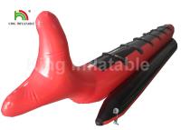 China Red Shark Inflatable Fly Fishing Boats , Airtight System 6 Man PVC Blow Up Raft for sale