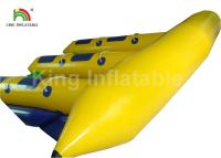 China 6 Person Seat Inflatable Flying Fish Tube Banana Boat For Summer Sport Water Game for sale