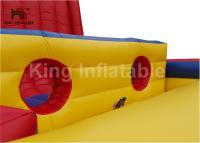 China Commercial Outdoor Inflatable Sports Games / Bouncer Rock Climbing Wall for sale