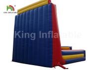 China Commercial Outdoor Inflatable Sports Games / Bouncer Rock Climbing Wall for sale