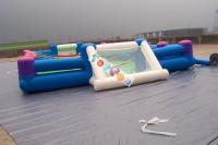 China Playground Large Inflatable Football Game /  Inflatable Soccer Field For Rental Business for sale
