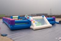 China Playground Large Inflatable Football Game /  Inflatable Soccer Field For Rental Business for sale