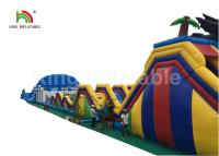 China Customized 40m Long Challenge Inflatable Obstacle Course For Adult CE EN14960 for sale