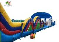 China Customized 40m Long Challenge Inflatable Obstacle Course For Adult CE EN14960 for sale