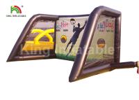 China 0.55mm PVC Carnival Inflatable Football Speed Pitch Sports Game For Rental for sale