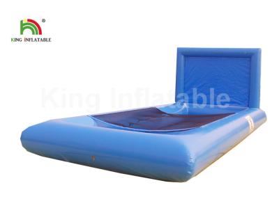 China Eco - Friendly Blue Rectangle Inflatable Sports Games With Mesh For Kids for sale