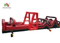 China Red Outdoor 18OZ PVC Inflatable Sports Games With Digital Printing for sale