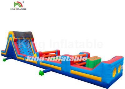 China Water - Proof Three Part Inflatable Sports Games / Blow Up Combo Obstacle Course for sale
