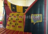 China Plato PVC Red 9m Inflatable Sports Games, Inflatable Interactive Battle Arena With IPS System for sale