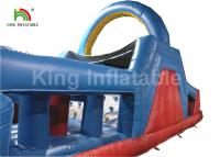 China Durable Inflatable Sports Games With Slide And Climbing , Children 'S Obstacle Course for sale
