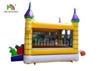 China 0.55mm PVC Combo Mickey Mouse Commercial Jumping Castles With Step for sale