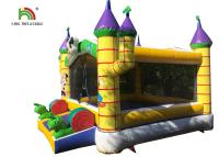 China 0.55mm PVC Combo Mickey Mouse Commercial Jumping Castles With Step for sale