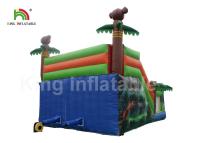 China Cartoon Printing Kids Amusement Inflatable Jumping Castle With Double Lane for sale