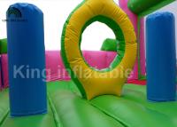 China Durable PVC Pink Princess Inflatable Commercial Bounce Houses For Kids Outdoor Activites for sale