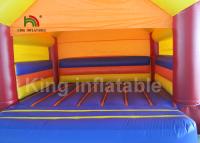 China 4*4m Orange Commercial Clown Inflatable Jumping Castle For Party And Event for sale
