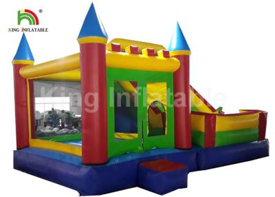 China 0.55mm PVC Tarpualin 4 In 1 Combo Inflatable Jumping Bouncer With Slide For Kids for sale