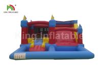 China Fire - Retardant Outdoor Toddler Inflatable Bouncers With Slide / Water Pool for sale