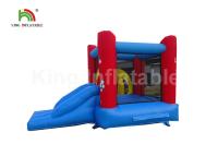 China Commercial Grade Red Blue Inflatable Jumping Castle For Rental for sale