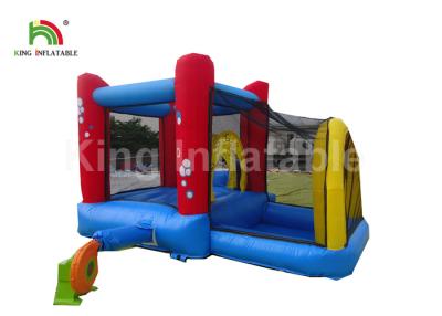 China Commercial Grade Red Blue Inflatable Jumping Castle For Rental for sale