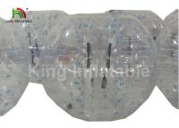China 0.8mm Inflatable Clear PVC Human Bumper Bubble Ball / Human Hamster Ball for sale