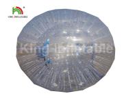 China Air Tight Transparent 1.2m Diameter Inflatable Zorb Ball For Rolling Down for sale