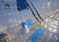 China Air Tight Transparent 1.2m Diameter Inflatable Zorb Ball For Rolling Down for sale