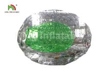 China Durable Green 0.8mm PVC Outdoor Inflatable Bumper Ball For Adult for sale
