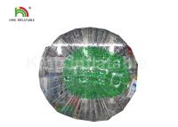 China Durable Green 0.8mm PVC Outdoor Inflatable Bumper Ball For Adult for sale