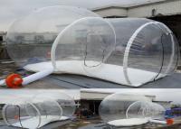 China Transparent inflatable bubble tent / clear tent for commercial exhibition and Show for sale