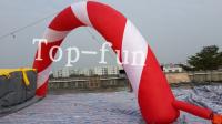 China Goodlooking Inflatable Rainbow Clolorful Arch For Advertising Or Event for sale