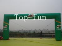 China Large Grenn Inflatable Entrance Arch / Big Inflatable Arch For Rental / Inflatable Arch Pric China for sale
