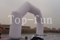 China White Inflatable Wedding Arches / Factory Customized Arch / Large Inflatable Entrance Arch for sale