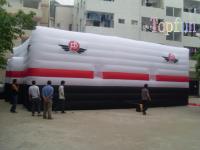 China Lightest Square Inflatable Event Tent / 12m White Waterproof Fabric Inflatable Tent for sale