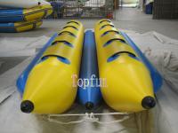 China Surfing Inflatable Fly Fishing Boats 10 Ride Bouble Tube 4.5m Length for sale