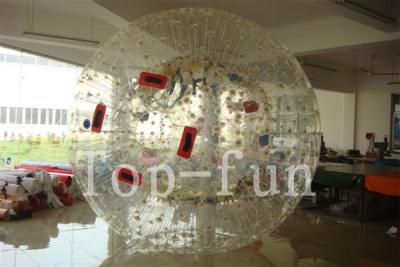 China Transparent PVC Floating Inflatable Zorb Ball with 1 / 2 Entrance For Grassland / Playground for sale
