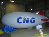 China Inflatable Advertising Balloon 6 Meters Long Inflatable Helium Blimp 0.2mm PVC for sale