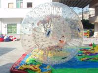 China 1.0mm PVC Transparent Brilliant inflatable ramps zorb balls For Outdoor water Fun for sale