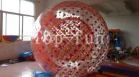 China 3m Diameter Popular Transparent Inflatable zorbing ball with 1.0mm PVC Plastic for sale