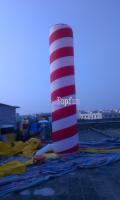 China Durable Festival / Celebration Inflatable Advertising Balloons Stripe Tube With PVC / Oxford for sale