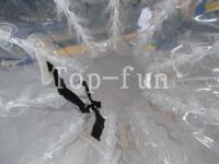 China 1.2 / 1.5 / 1.8m PVC / TPU Transparent Inflatable Body Bumper Ball For Kids And Adults for sale