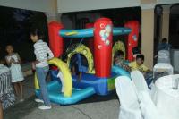 China Funny Carton 4m Commercial Bounce Houses Double And Quadruple Stitching for sale