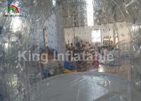 China 8m Diameter Transparent Clear Event Tent With Tunnel / Dome Party Tent for sale