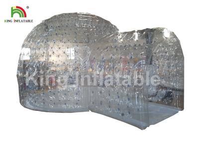 China 8m Diameter Transparent Clear Event Tent With Tunnel / Dome Party Tent for sale