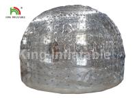 China 8m Diameter Transparent Clear Event Tent With Tunnel / Dome Party Tent for sale